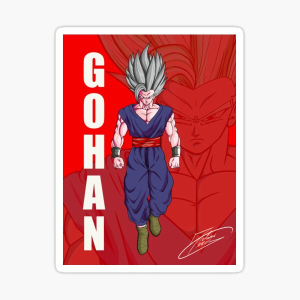 " Gohan Beast" Sticker for Sale by TavPictures | Redbubble