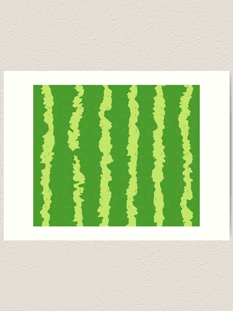 "Watermelon Skin" Art Print by dkndesign | Redbubble