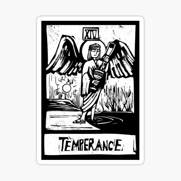 "Temprence - Tarot Cards - Major Arcana" Sticker by graphixzone101 ...