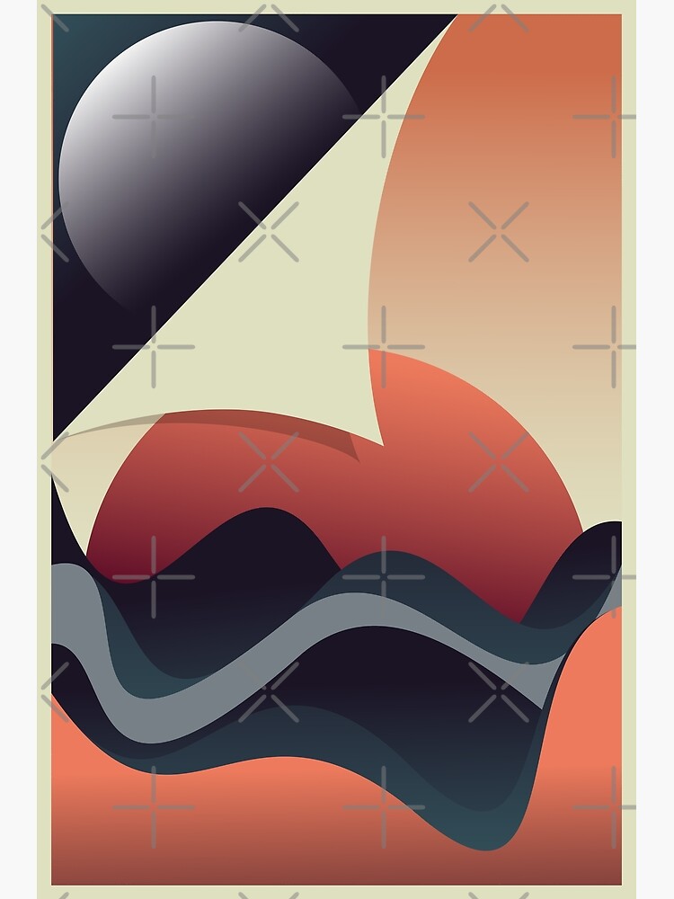 "Alteration Sunset Art Board Prints" Poster for Sale by Dilematiccoma ...