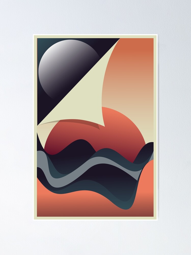 "Alteration Sunset Art Board Prints" Poster for Sale by Dilematiccoma ...