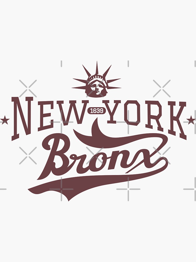 "New York Bronx ,New York Bronx lettering, Bronx logo" Sticker for Sale ...