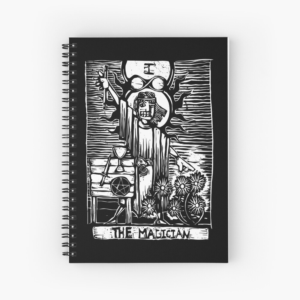 "The Magician - Tarot Cards - Major Arcana" Spiral Notebook for Sale by ...