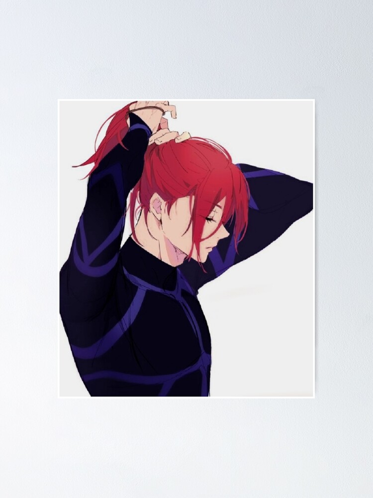 "Hyoma Chigiri Fixing his Hair" Poster for Sale by AveryFitch | Redbubble
