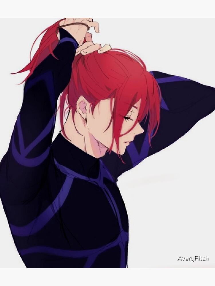 "Hyoma Chigiri Fixing his Hair" Sticker by AveryFitch | Redbubble