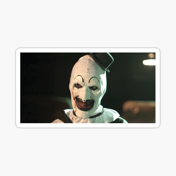 "Upscaled Art The Clown - Terrifier" Sticker for Sale by ...