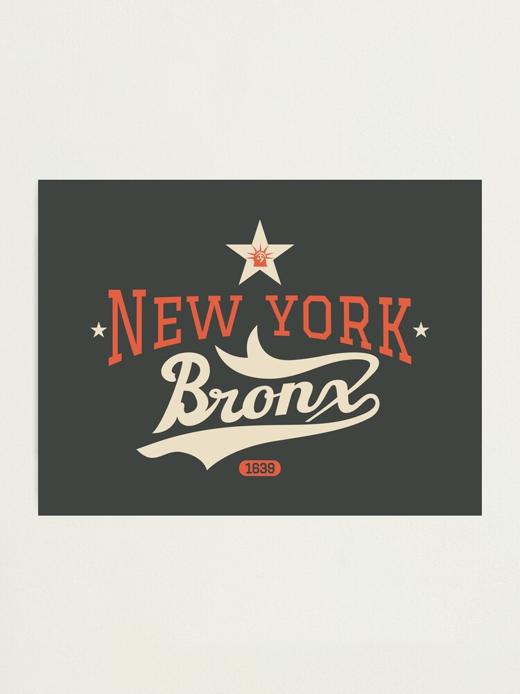 "New York Bronx, New York Bronx lettering, Bronx logo" Photographic ...