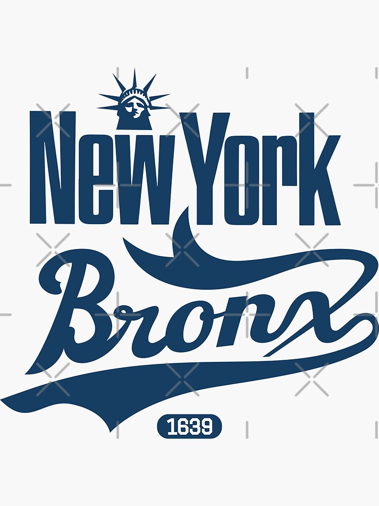 "New York Bronx, New York Bronx lettering, Bronx logo" Sticker for Sale ...