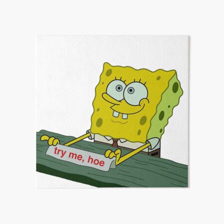 "spongebob meme" Art Board Print for Sale by ManiaPupShop | Redbubble