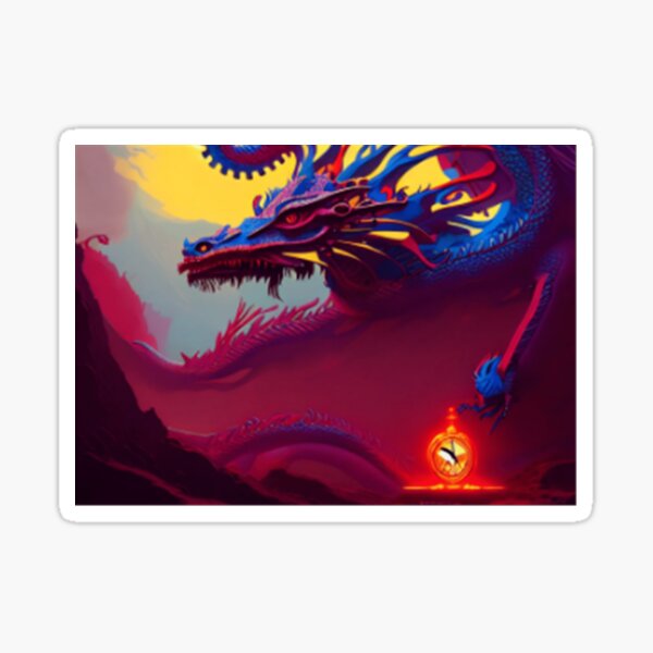 "Dragon Wretched Air Bending" Sticker for Sale by barrosjulieta | Redbubble