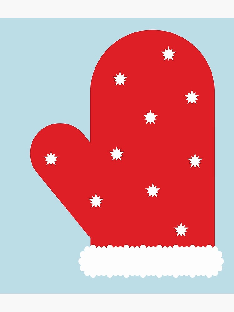"The Santa Claus' Glove" Poster for Sale by Marzena-T | Redbubble