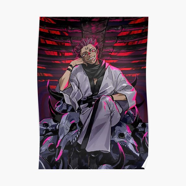 "sukuna" Poster for Sale by poliitanoo | Redbubble