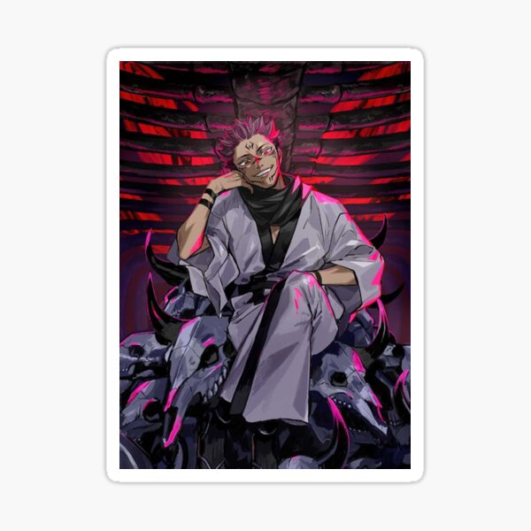 "sukuna" Sticker for Sale by poliitanoo | Redbubble