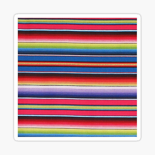 "Mexican Serape Poncho Blanket Pattern - " Sticker for Sale by ...