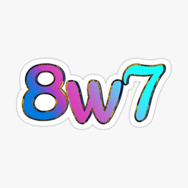 "Enneagram Type 8w7" Sticker for Sale by cuteartdesign | Redbubble