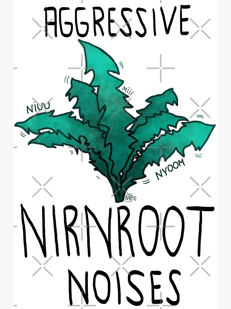 "Aggressive nirnroot noises" Art Print by zorkowyj | Redbubble