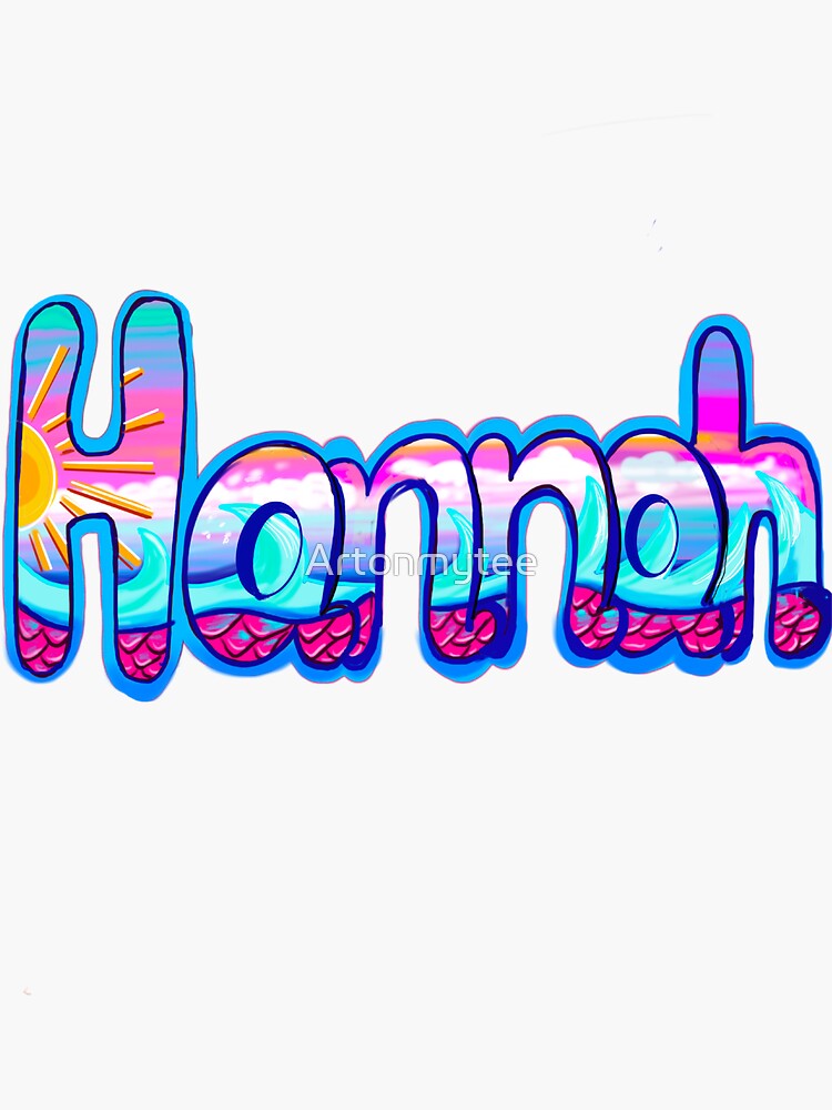 Pegatina «Los 10 mejores regalos personalizados 2022 - Hannah - nombre ...