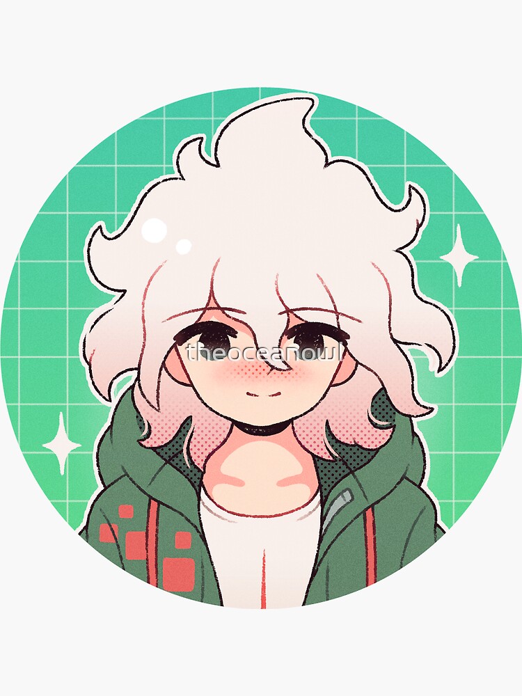 "Nagito" Sticker for Sale by theoceanowl | Redbubble