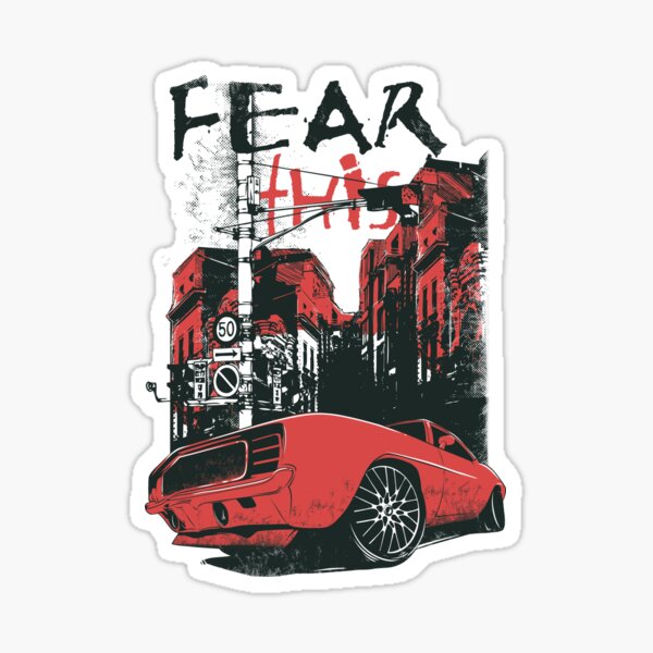 "FEAR this!" Sticker for Sale by Your-Sensei | Redbubble