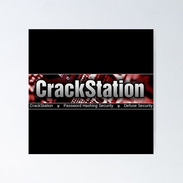 "Cyber Security - Hacker - CrackStation - Password Cracking" Poster for ...
