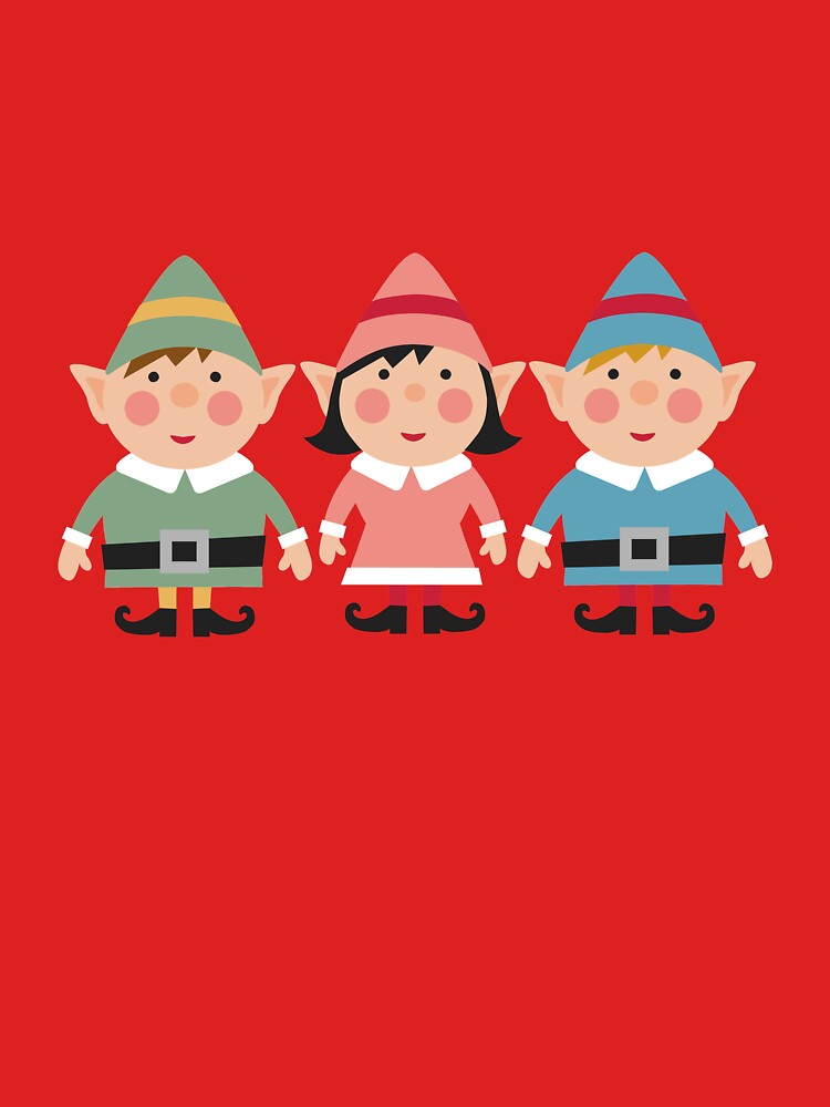 "Elf Trio" T-shirt for Sale by Slinky-Reebs | Redbubble | elf t-shirts ...