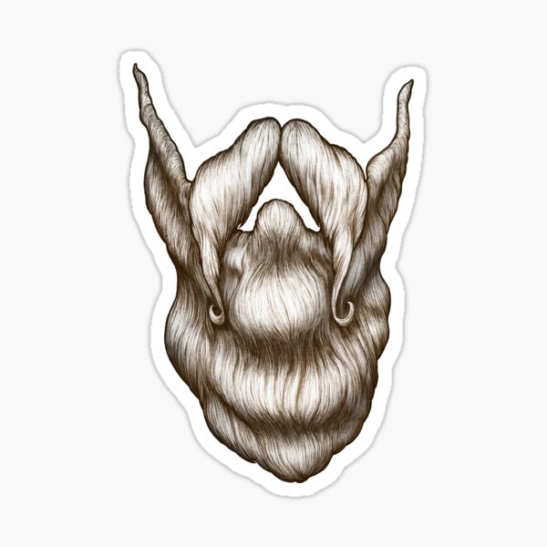 "Santa Beard" Sticker for Sale by Graffitidesign | Redbubble