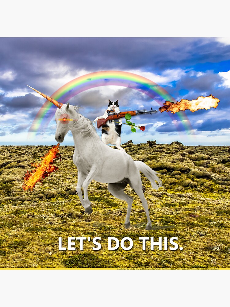 "LETS DO THIS." Sticker for Sale by samstier | Redbubble