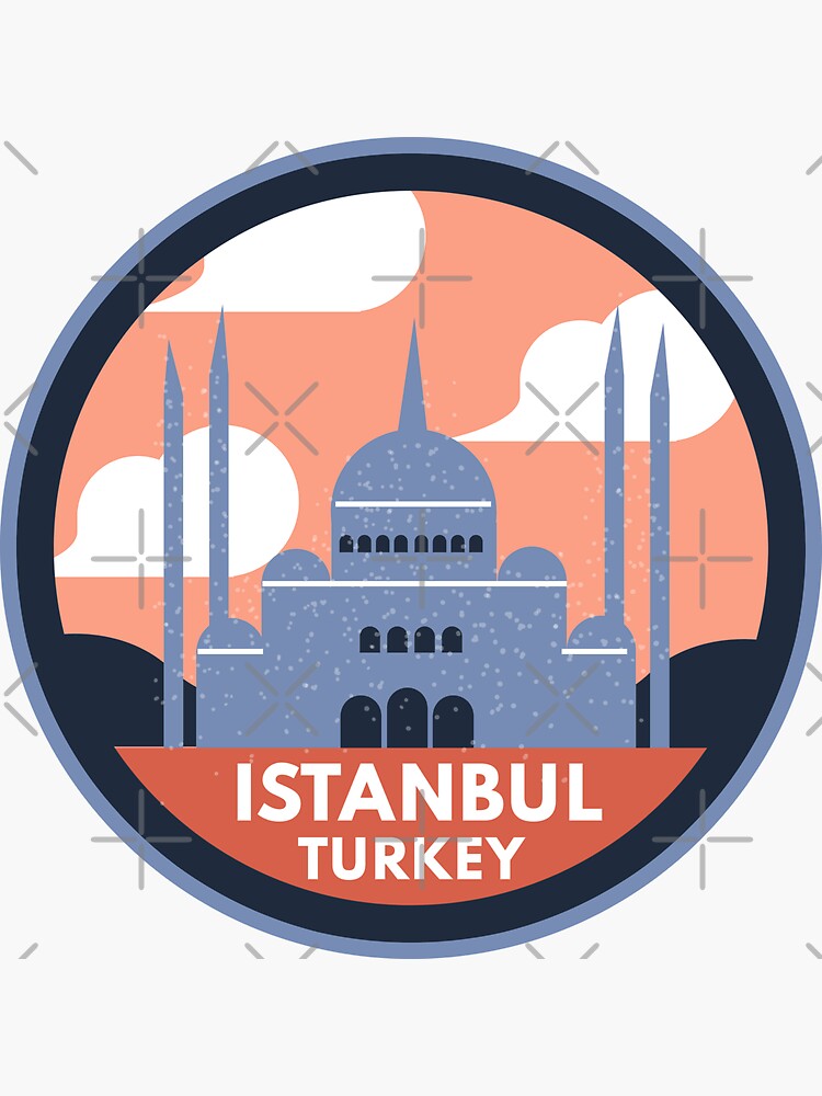 "Wonderful Istanbul" Sticker for Sale by Airen0Stamp | Redbubble