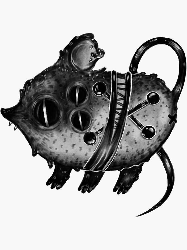 "Tiny Punk mouse" Sticker for Sale by timianwolf | Redbubble
