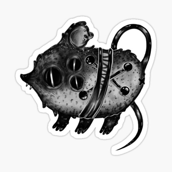 "Tiny Punk mouse" Sticker for Sale by timianwolf | Redbubble