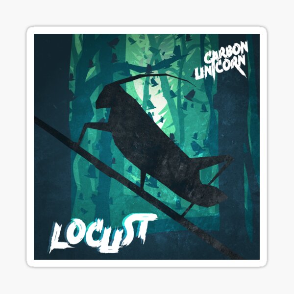 "Locust" Sticker for Sale by CarbonUnicorn | Redbubble
