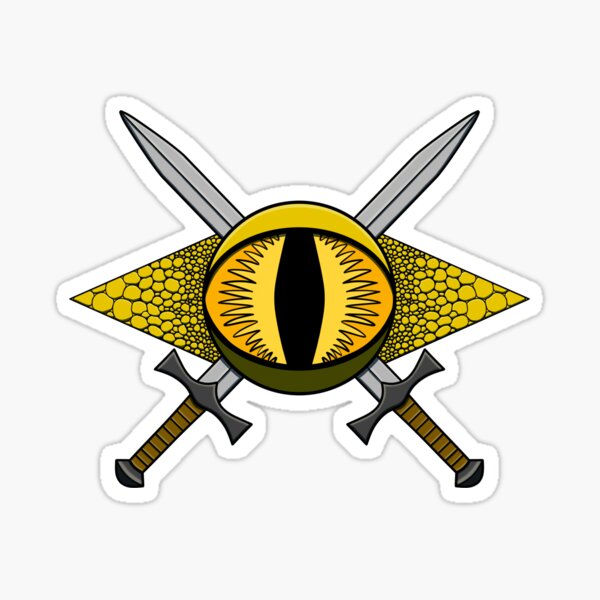 "Gold Dragon Monster Emblem" Sticker for Sale by Milizabeth | Redbubble