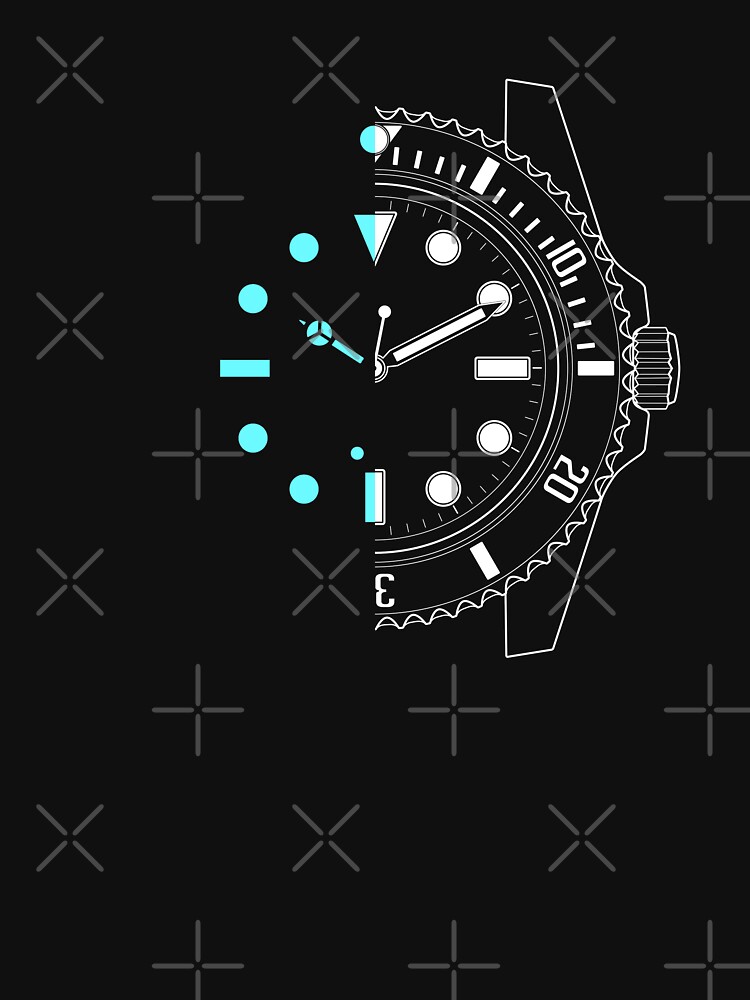 "Luxury Diver's Wristwatch Day & Night" T-shirt for Sale by hasan-smd ...