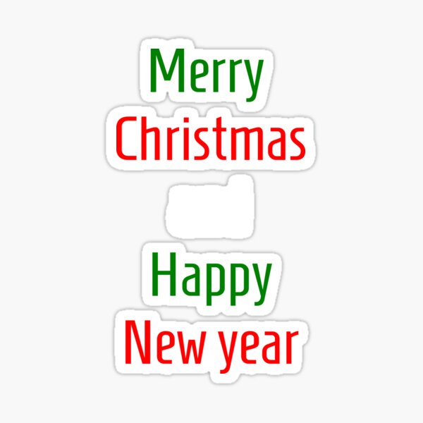 " Merry Christmas and Happy New year 2023" Sticker for Sale by ...