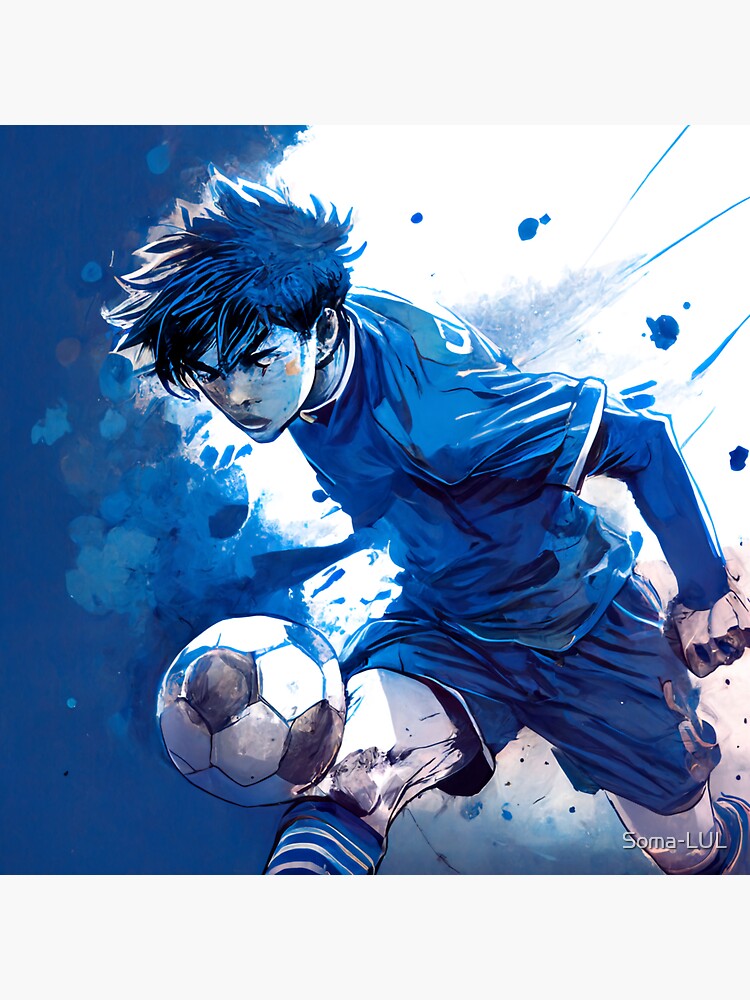 "blue lock fan art" Sticker for Sale by Soma-LUL | Redbubble