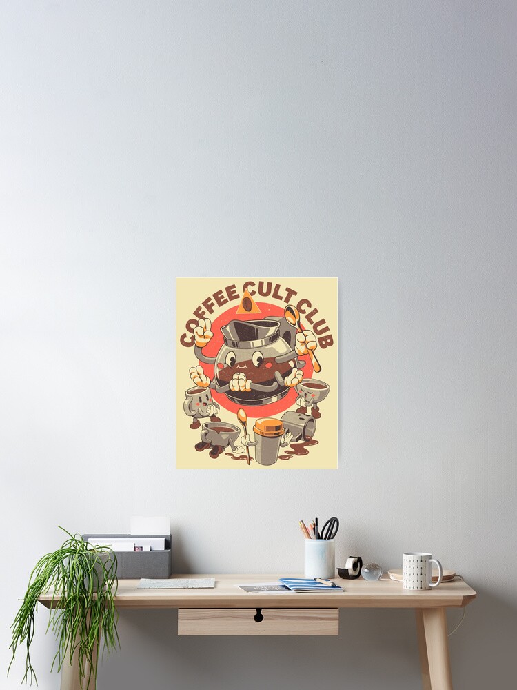"Holy Coffee Club" Poster for Sale by Ilustrata® Design | Redbubble