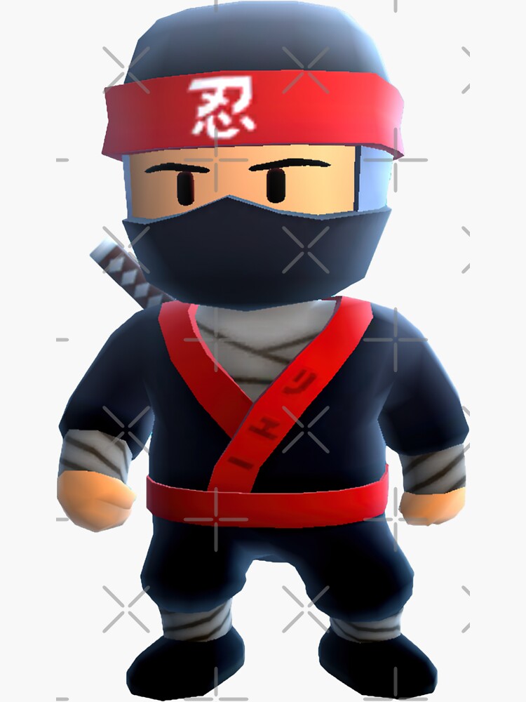 "Ninja guy" Sticker for Sale by Maminek | Redbubble