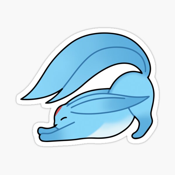 "Sapphire Carbuncle (Stretch)" Sticker for Sale by Affettuoso | Redbubble