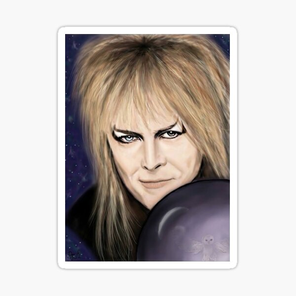 "Jareth Goblin King" Sticker for Sale by raynedoesart | Redbubble