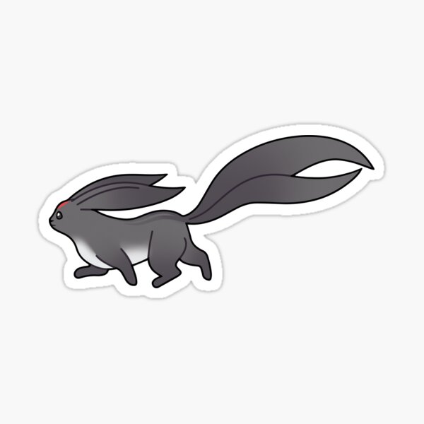 "Obsidian Carbuncle" Sticker for Sale by Affettuoso | Redbubble