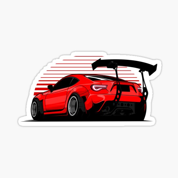 "JDM Tuning & Drift Car GT 86 Fan" Sticker for Sale by AutoDesignWerks ...