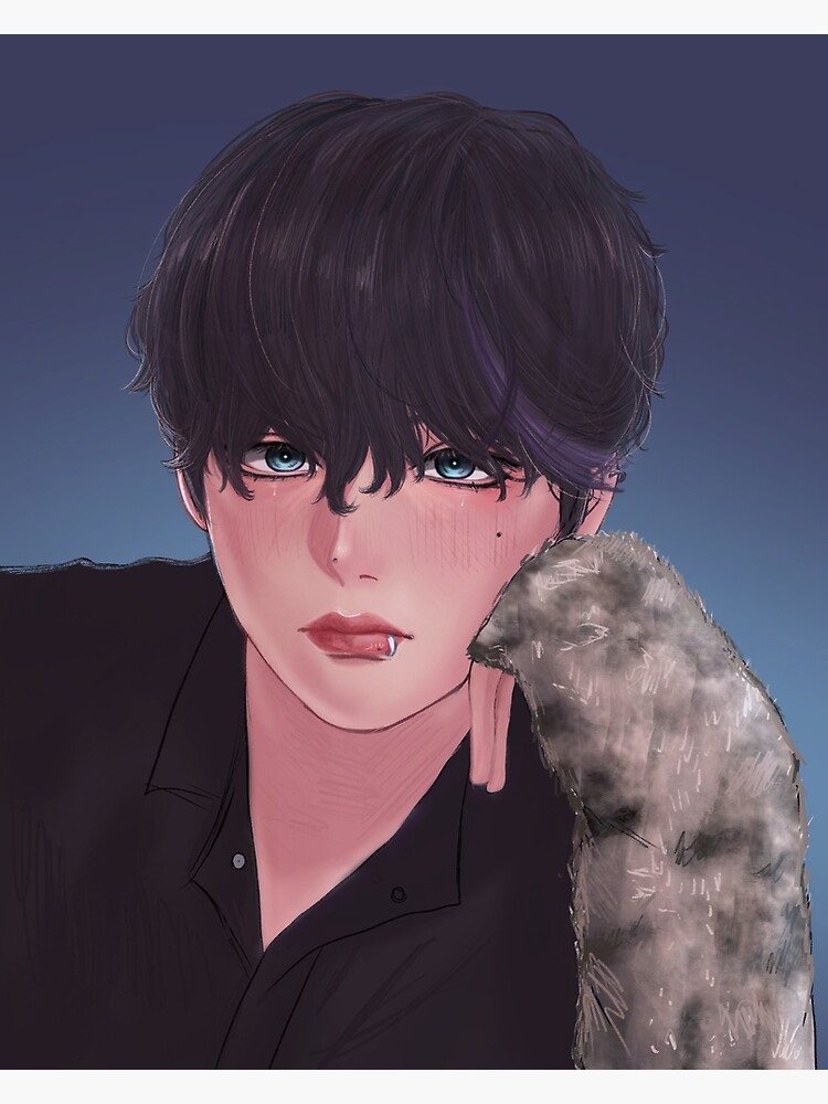 Bts V Fake Love Art Poster For Sale By Artehuda Redbubble