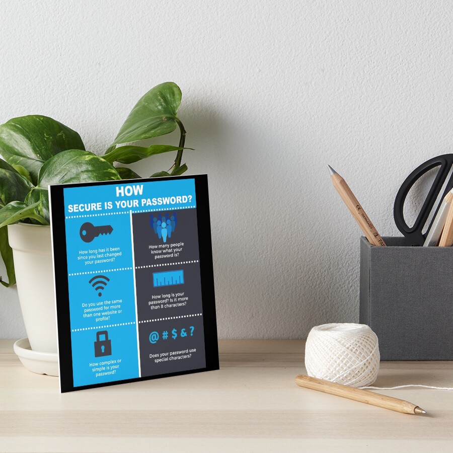 "How secure is your password? " Poster for Sale by clubtee | Redbubble