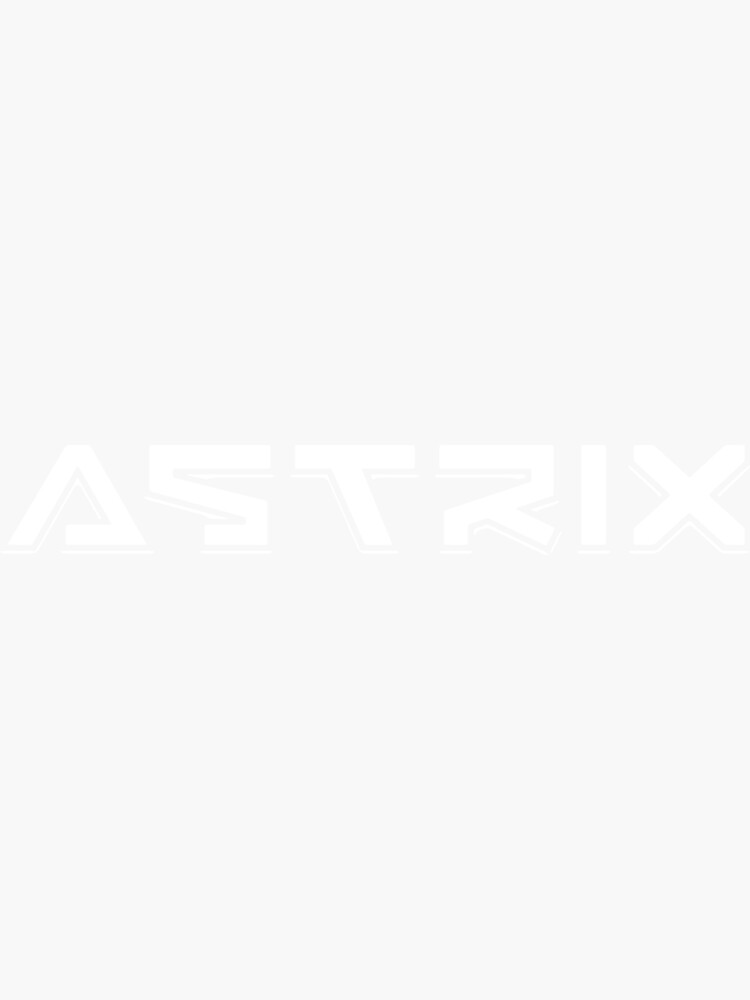 "Astrix Logo" Sticker for Sale by Unfairsneaker | Redbubble