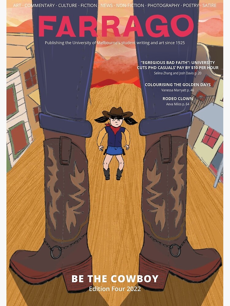 "Farrago Edition 4 Cover 2022" Poster for Sale by Farrago-Mag | Redbubble