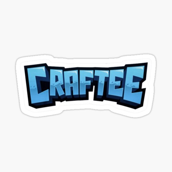 "craftee, craftee gamer " Sticker for Sale by BORHIM-ART | Redbubble