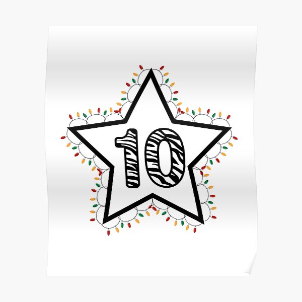 "zebra pattern number 10" Poster for Sale by golden-pen | Redbubble