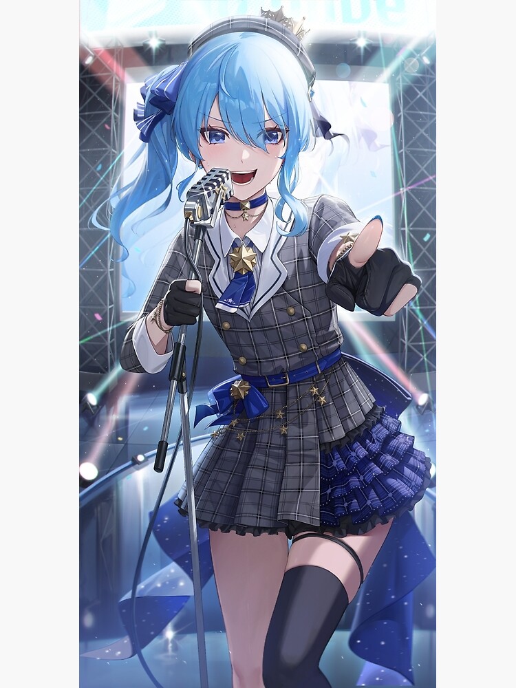 "Hololive Suisei Hoshimachi singer virtual youtuber" Poster for Sale by ...