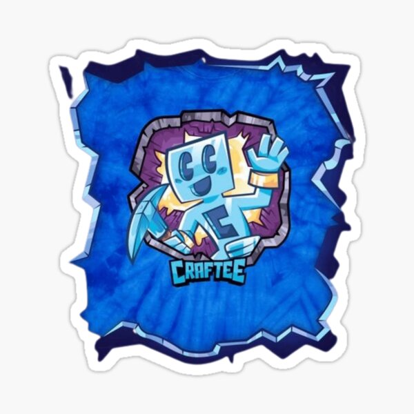 "craftee, craftee gamer " Sticker for Sale by BORHIM-ART | Redbubble