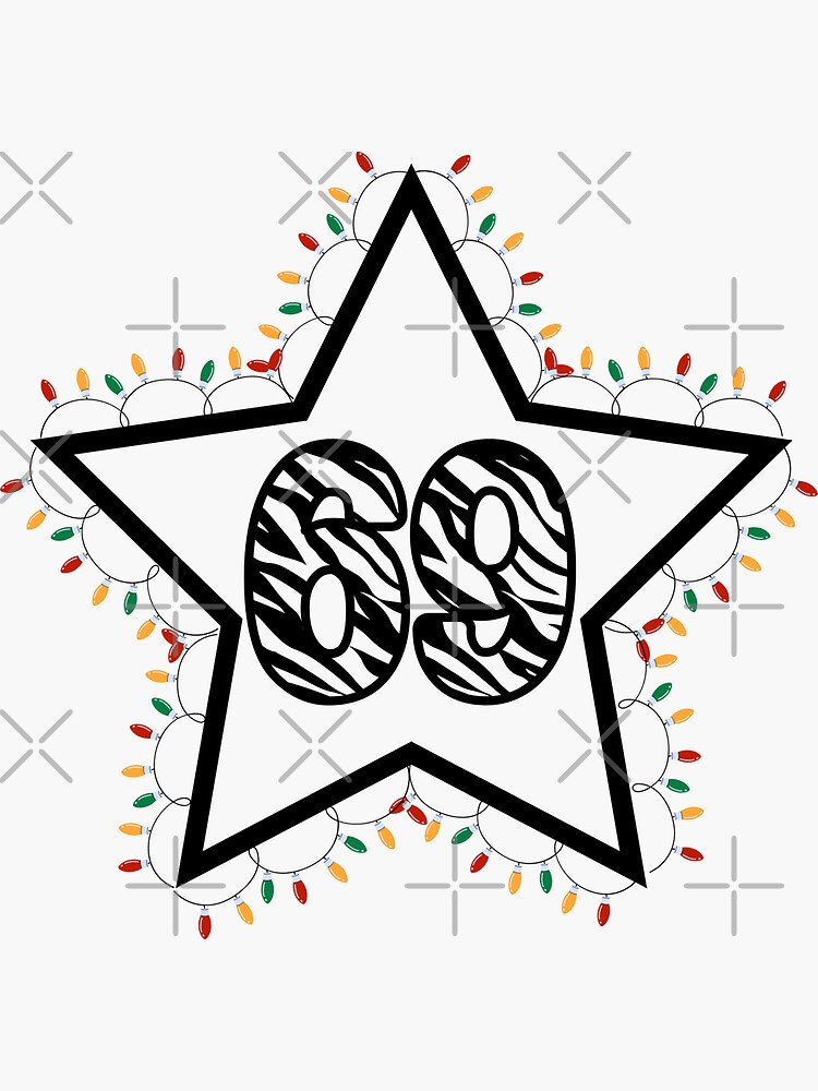 "zebra pattern number 69" Sticker for Sale by golden-pen | Redbubble
